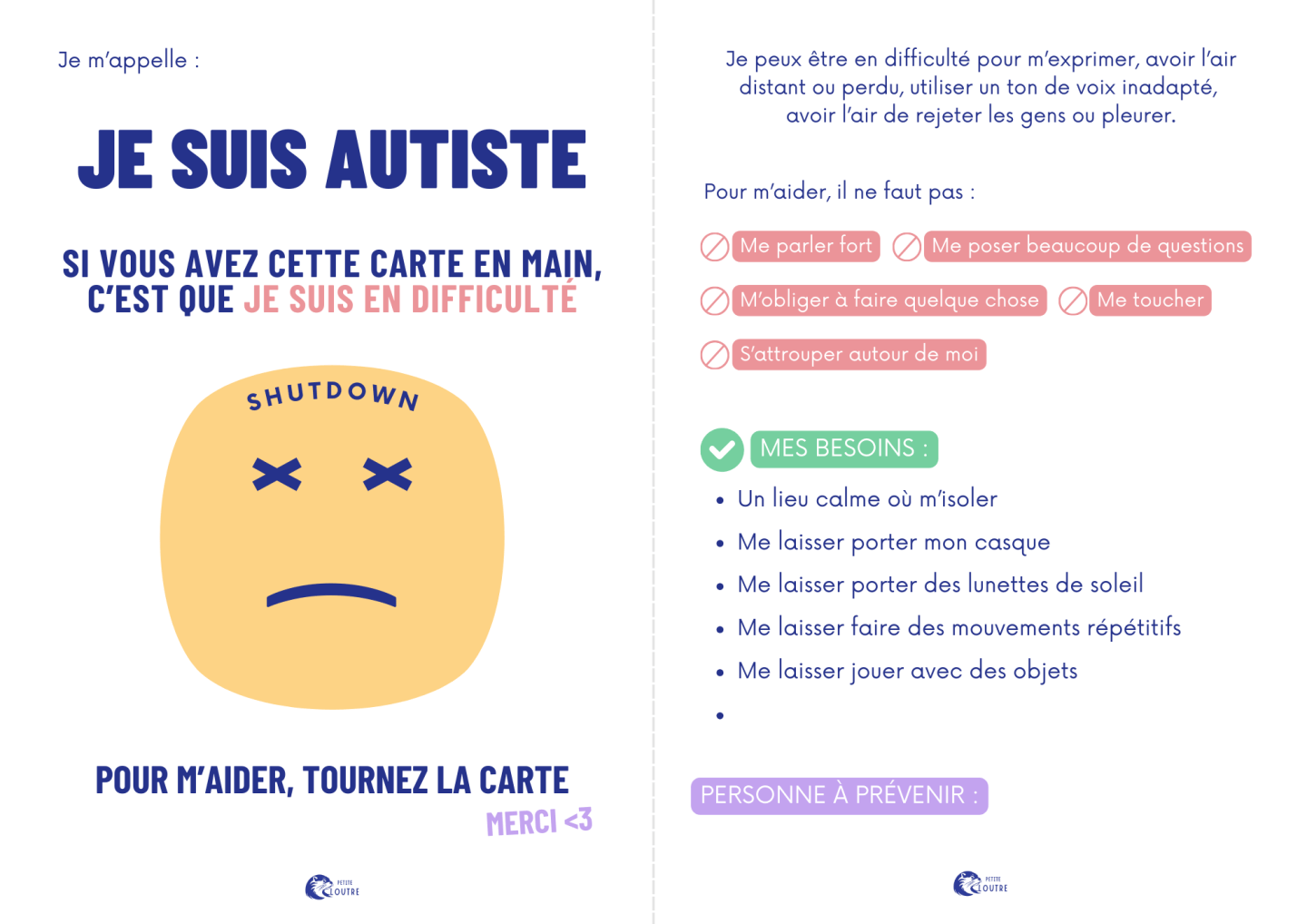 Crise autistique – Shutdown et meltdown, définition et prévention – Le ...